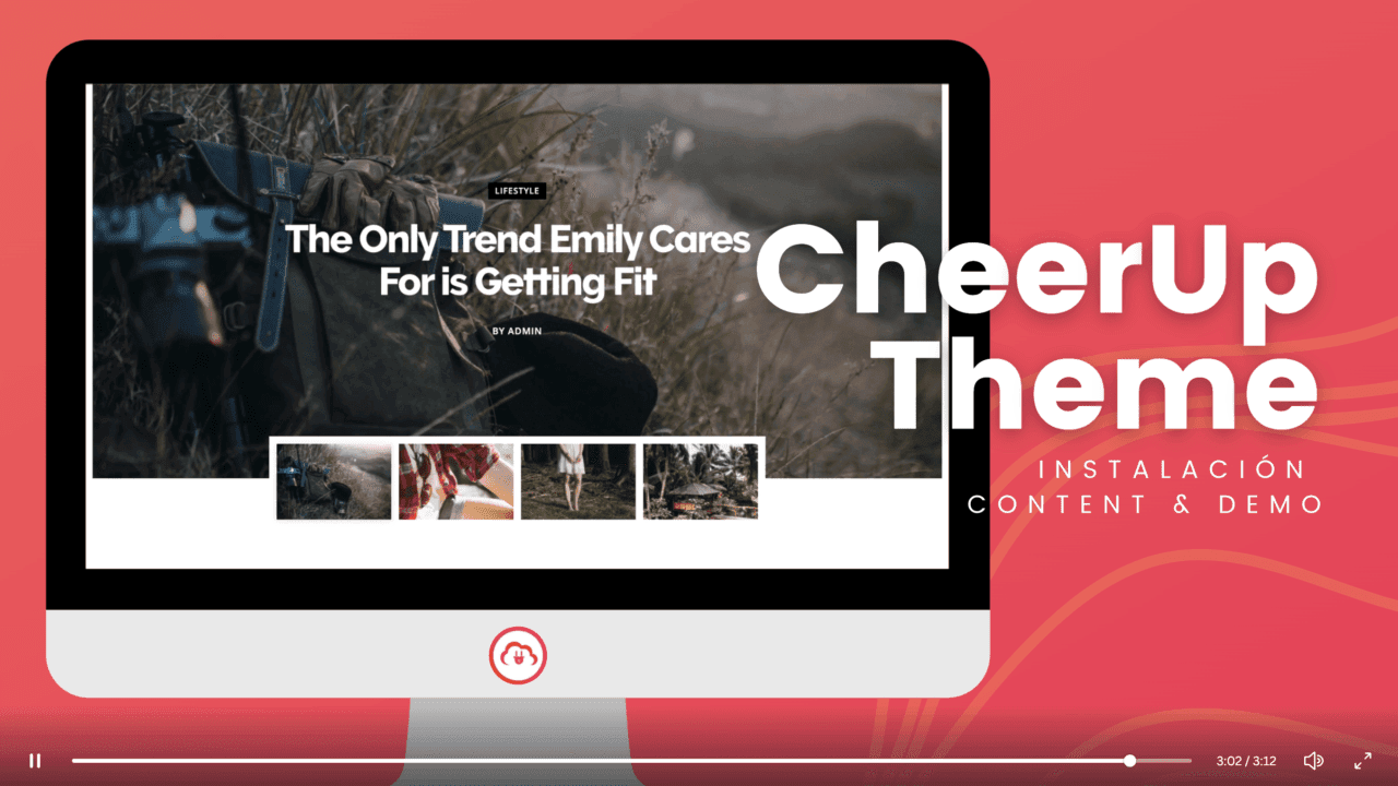 Instalación de CheerUP Theme - Plugins Cloud